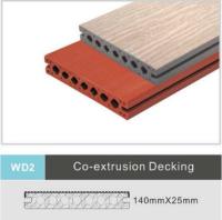 China Environmental Composite WPC Decking , Wood Plank Flooring 140mm x 25mm for sale