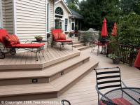 China Anticorrosion Wood Plastic Composite Foam Decks Exterior Decking for sale