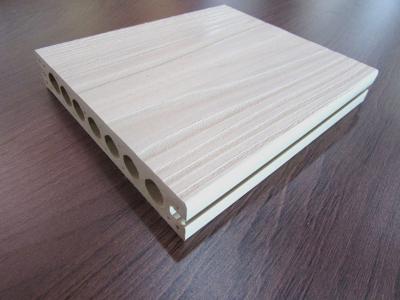 China Hollow Co-extrusion WPC Composite Decking Tiles Rotproof for Garden for sale