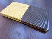 China Lowes Groove and Hollow WPC Composite Vinyl Decking Boards for sale