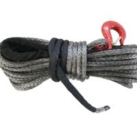 China 12mm 100m UHMWPE Synthetic Winch Rope for Heavy Duty and Industrial Applications for sale