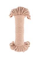 China Macrame Cord 5mm Cotton 3 Strands Rope Twine for Various Applications Length 0-10000m for sale