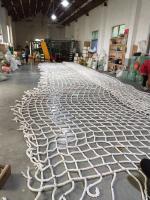 China 15m*15m Non-slip Manila Helideck Landing Net for Airport Processing Service Cutting for sale