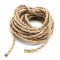 China Length 0-1000m 4mm-60mm 3/4 strands Jute Twisted Cord Sisal Rope with Recyclable Material for sale