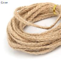 China 4mm-60mm 3/4 Strands Anti-Aging Sisal Fiber Jute Cord Twine Rope for Packaging Decoration for sale