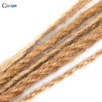 China 4mm-60mm 3/4 Strands Anti-Aging Sisal Fiber Jute Cord Twine Rope for Packaging Decoration for sale