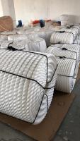 China Specifications 3 Strands Twisted White Polyester Mooring Rope 200m Length Customizable for sale