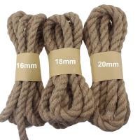 China Manufacturing 220m Length Twisted Manila Hawser Rope Jute Rope Cable with Natural Fiber for sale