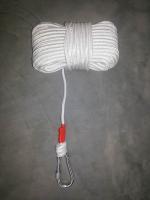 China 6mm Composite Polyester Double Braided Rescue Safety Rope with 20KN Breaking Strength for sale