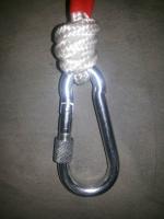 China 6mm Composite Polyester Double Braided Rescue Safety Rope with 20KN Breaking Strength for sale