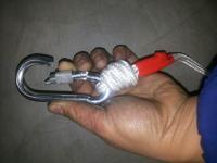 China Safety Rope 8mm Composite Polyester Double Braided Rope with Breaking Strength of 20KN for sale