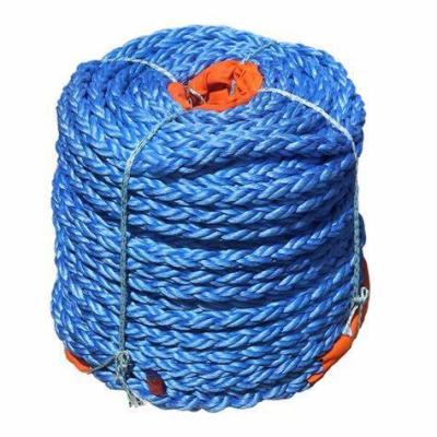 China Smooth YLY Polypropylene 8 Strand UHMWPE Boat Vessel Marine Mooring Rope With CCS ABS Certificate for sale