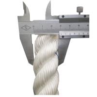 China 4-36mm White Polyester Rope with Red Line Customized to Meet Your Specific Requirements for sale