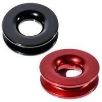 China Custom Logo Accepted Offroad Vehicle Winch Snatch Aluminum Recovery Ring with Soft Shackle for sale