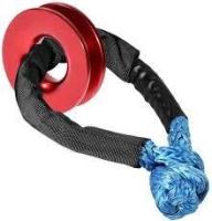 China Custom Logo Accepted Offroad Vehicle Winch Snatch Aluminum Recovery Ring with Soft Shackle for sale