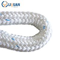 China UHMWPE/Polyester 8/12 Strand Braided Mooring Rope for Customer Requirements for sale