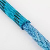 China White 12mm YLY Yacht Sailing Braided Polyester UHMWPE Rope for Nautical Applications for sale
