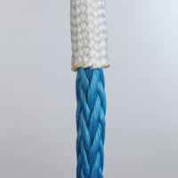 China White 12mm YLY Yacht Sailing Braided Polyester UHMWPE Rope for Nautical Applications for sale