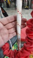 China White 12mm YLY Yacht Sailing Braided Polyester UHMWPE Rope for Nautical Applications for sale