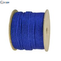 China 40mm Offshore Mooring 3-Strand Twisted Line Fiber Ship Rope for Marine Applications for sale