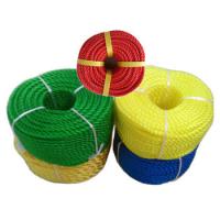 China 32mm Double Braided Marine Mooring Line Made of Fiber and 3/4 Strands for Marine Vessels for sale