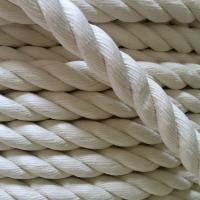China YILIYUAN Shandong Exit 25mm 3 Ply Soft Macramé Cotton Twisted Rope for Structure for sale