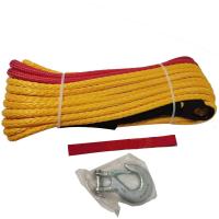 China UTV/ATV Winch Rope 6mm Uhmwpe with Protective Sleeve and Electric Power Source for sale