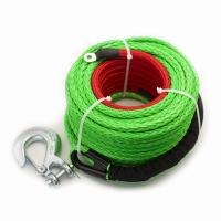 China Blue Warn 12000Lbs 14Mm 12Mm*30M Atv Cable Uhmwpe Synthetic Winch Rope and Support OEM for sale