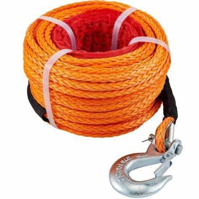 China Offroad 4WD Winch Rope Towing Strap Synthetic 3/8