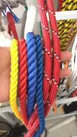China Custom 3ply Twisted Polyester Fabric Marine Mooring Rope for Multipurpose Applications for sale
