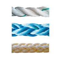 China Custom 3ply Twisted Polyester Fabric Marine Mooring Rope for Multipurpose Applications for sale