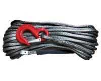 China 10MM X 30M UHMWPE Rope Cable for Car Recovery Winch Elongation 1-3% at Break for sale