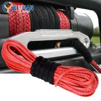 China 10MM X 30M UHMWPE Rope Cable for Car Recovery Winch Elongation 1-3% at Break for sale
