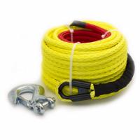 China 12-Strand UHMWPE Winch Synthetic Winch Cable 3/16''x50' for Capacity 5000lbs-28000lbs for sale
