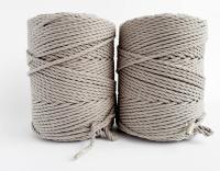 China 100% Cotton 3mm Macrame Cord Roll of Braided Rope for Custom Projects for sale
