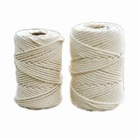 China 100% Cotton 3mm Macrame Cord Roll of Braided Rope for Custom Projects for sale