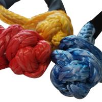 China Customized 8/12 Strands Polyester UHMWPE Rope Soft Shackle for Outdoor Applications for sale