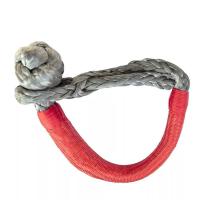 China Customed 8/12 Strands Great Toughness UHMWPE Polyester Rope Winch Adjustable Towing Soft Shackle for sale