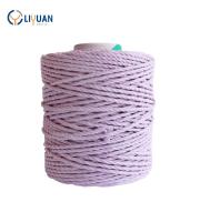 China 100m/roll 4mm macrame cotton cord rope with diameter options of 3mm/5mm/6mm by YILIYUAN for sale