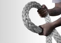 China 24mm 32mm Synthetic UHMWPE Fiber Marine Boat Mooring Rope with Protective Sleeve for sale