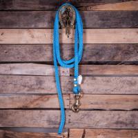 China YILIYUAN Adjustable Nylon Braided Rope Halter Lead for Farm Horse in Customized Color for sale