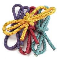 China 2-20mm Diameter Nylon Rope for Square Dancing Solid Rainbow Color Gymnastics Rope for sale