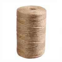 China YILIYUAN ROPE 5 mm 6mm baler jute twine yarn rope 3ply roll Multifunction Twist Rope for sale