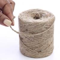 China YILIYUAN ROPE 5 mm 6mm baler jute twine yarn rope 3ply roll Multifunction Twist Rope for sale
