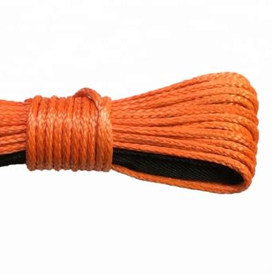 China 8mm Braided UHMWPE Stretch Winch Synthetic Rope for Winch Resistant to Wear and Tear for sale