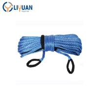 China 8mm Braided UHMWPE Stretch Winch Synthetic Rope for Winch Resistant to Wear and Tear for sale