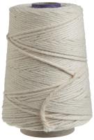 China Soft Natural Rope 3mm 3 Strand 100% Cotton Cooking Twine with Customized Length for sale