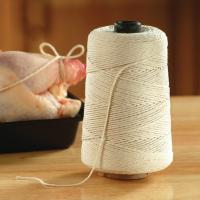 China Soft Natural Rope 3mm 3 Strand 100% Cotton Cooking Twine with Customized Length for sale