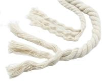 China 3mm Natural Cotton Macrame Cord Twisted Bulk Parachute Rope for Macrame Wall Hangings for sale