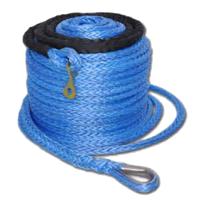 China ATV/UTV Uhmwpe Braid Synthetic Winch Rope with Loop and High Strength Power Source for sale